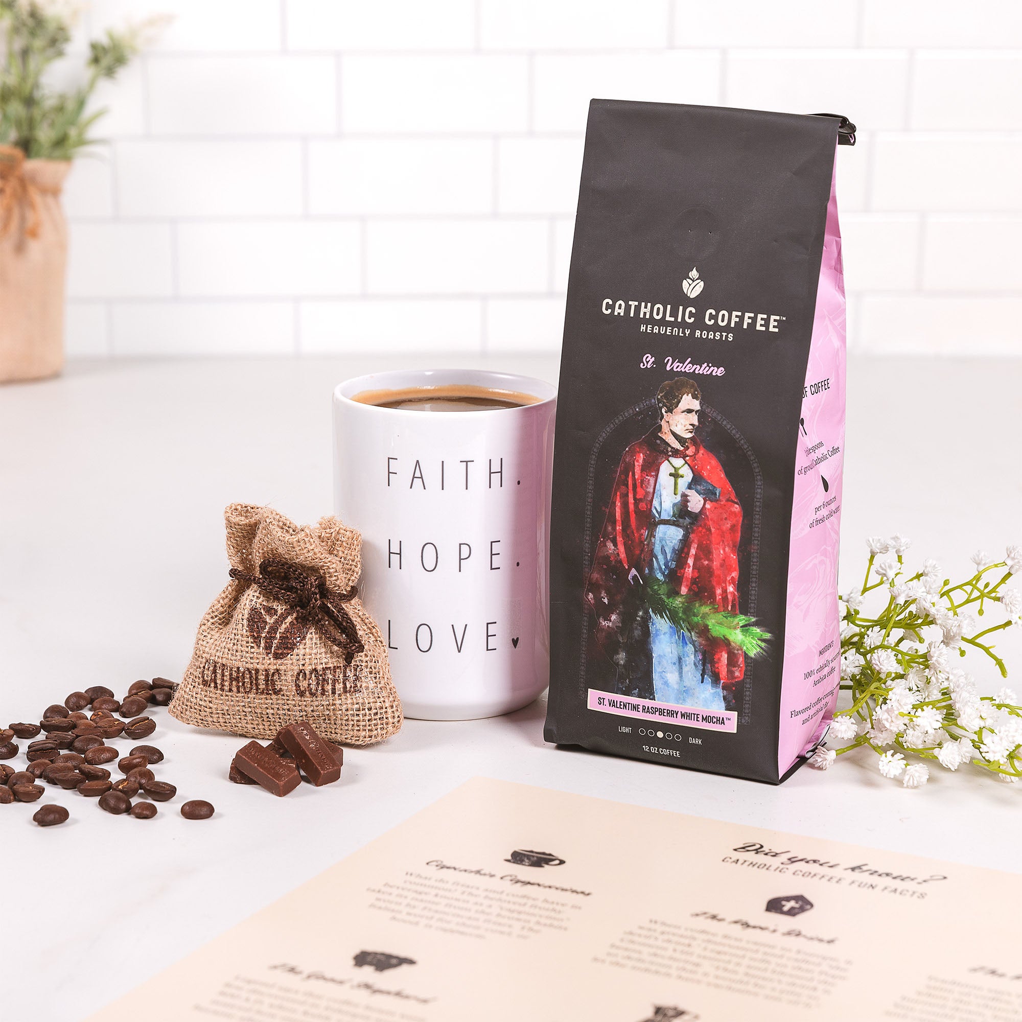 Divine Indulgence St. Valentine's Coffee Gift Box | Catholic Coffee®