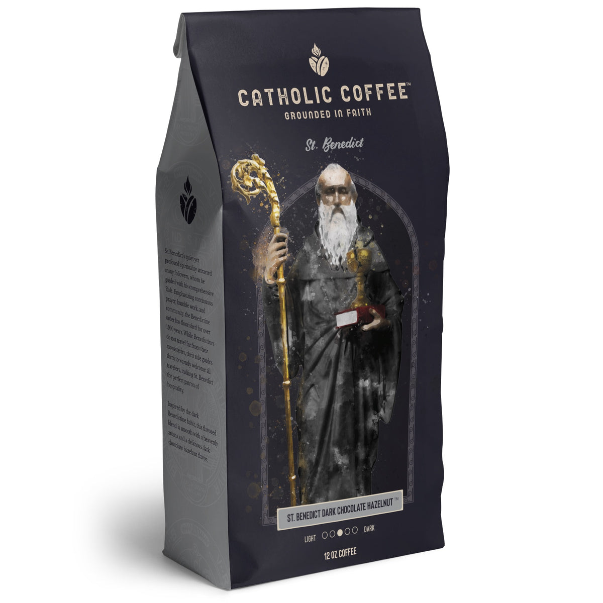 St. Benedict Chocolate Hazelnut Blend | Catholic Coffee®