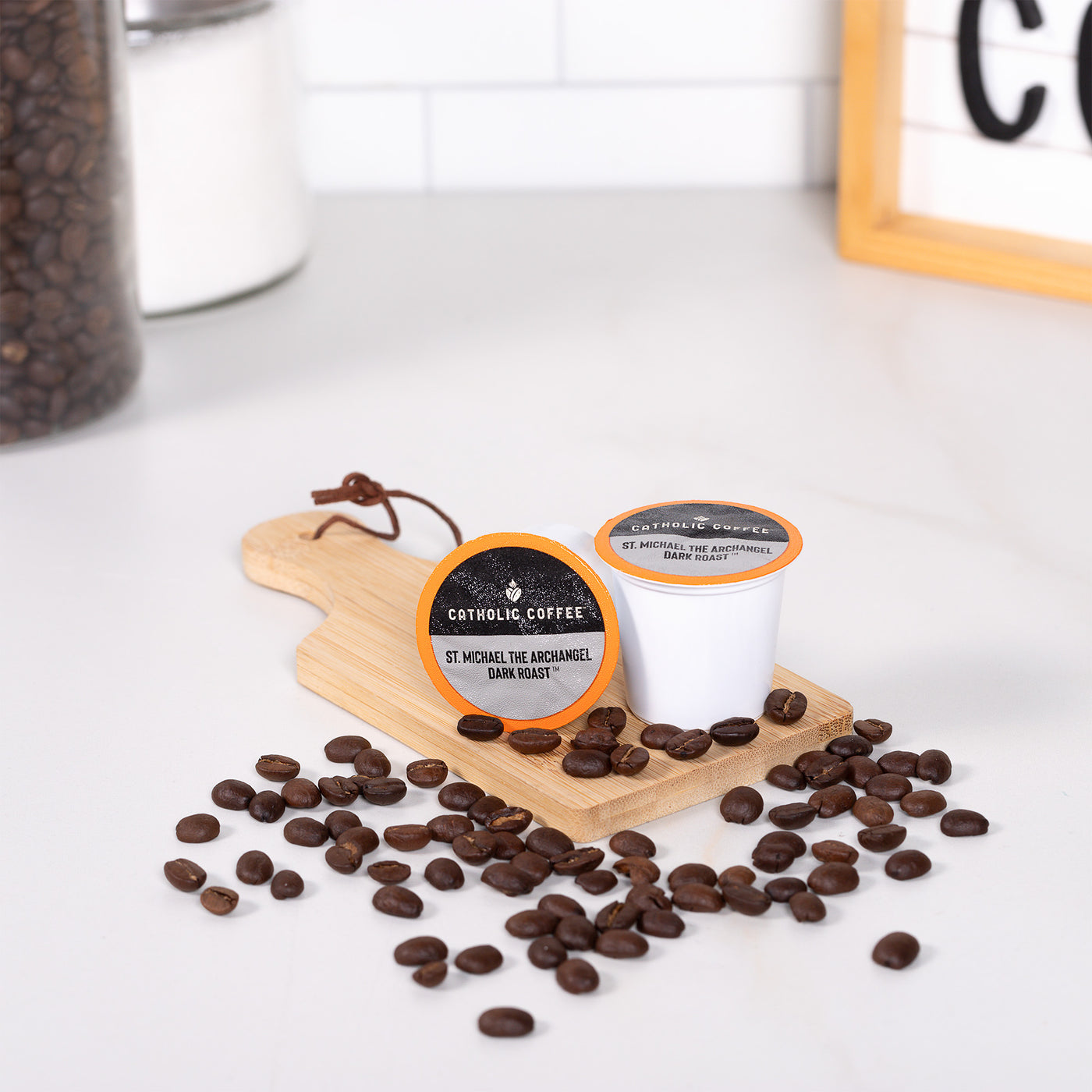 St. Michael Dark Roast K-Cups - Pack of 12 | Catholic Coffee®