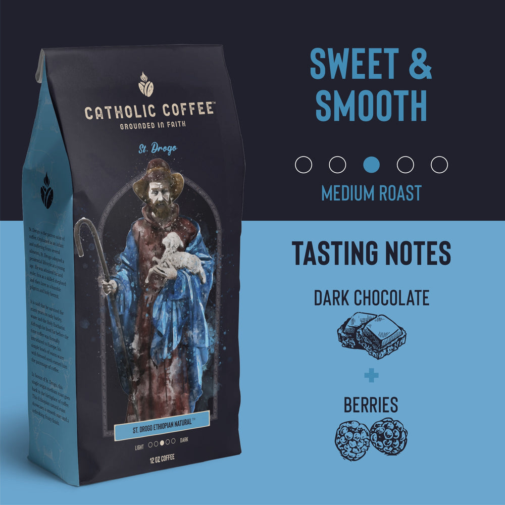 St. Drogo Ethiopian Medium Roast | Catholic Coffee®
